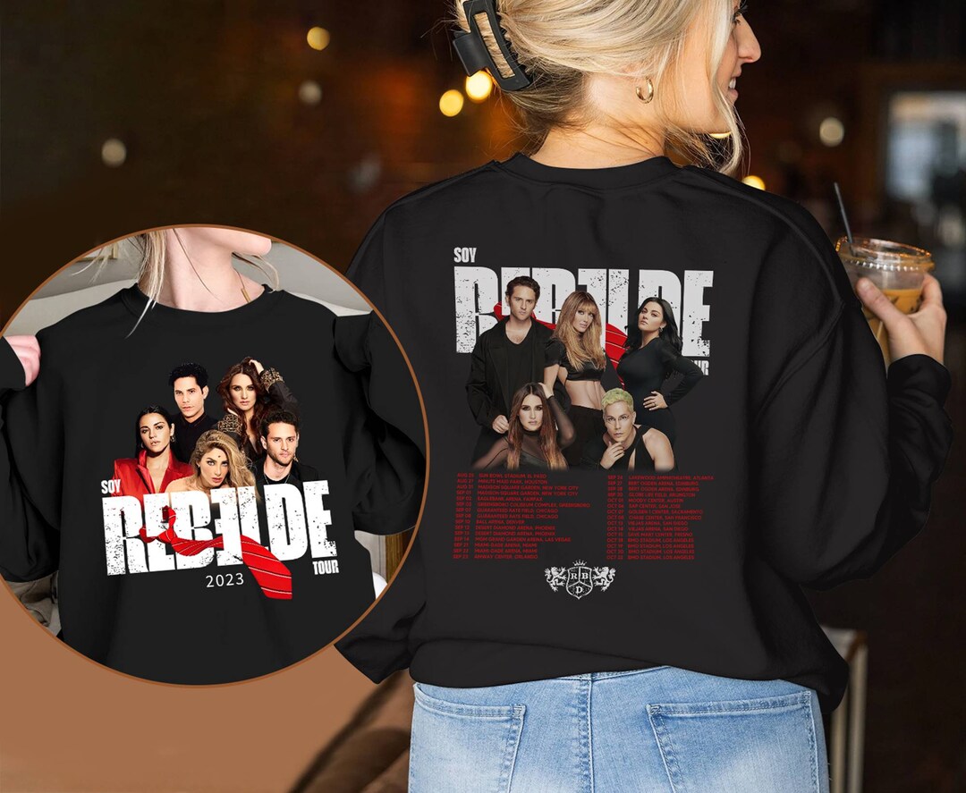 RBD Touring Shirt RBD Concert Shirt Mexican Shirt Men Spanish 2023 Tour ...