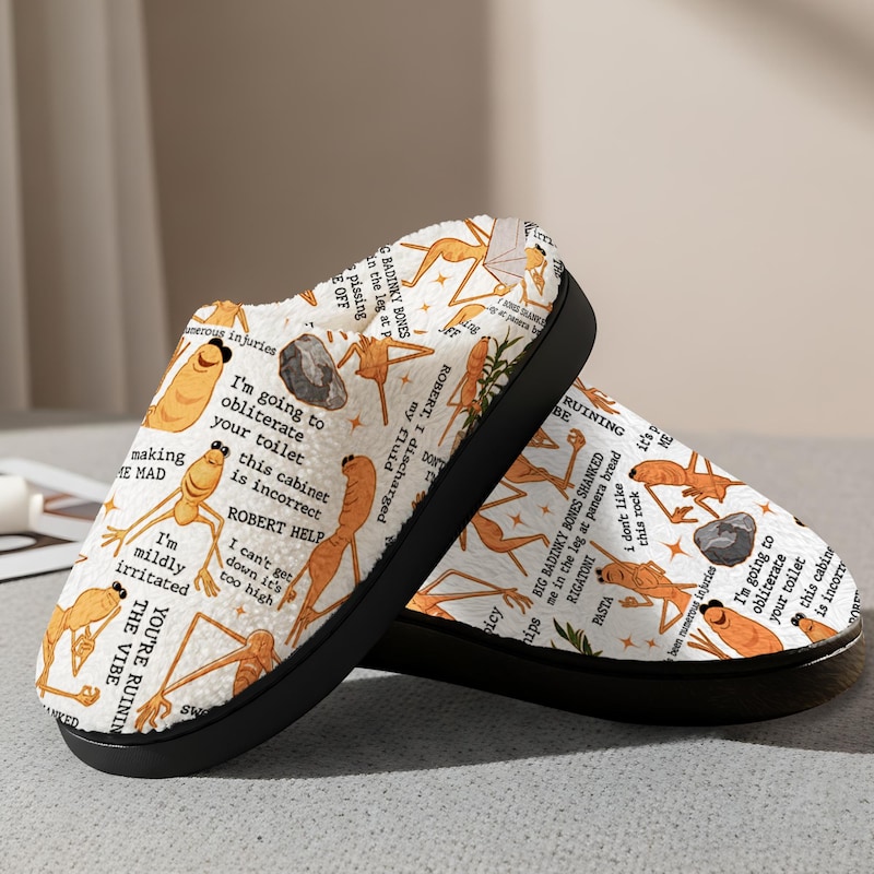Funny Slippers - Etsy