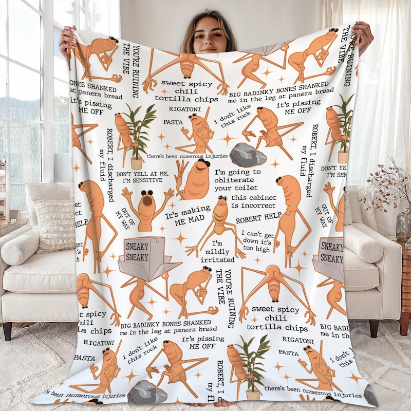 Funny Throw Blanket Meme - Etsy