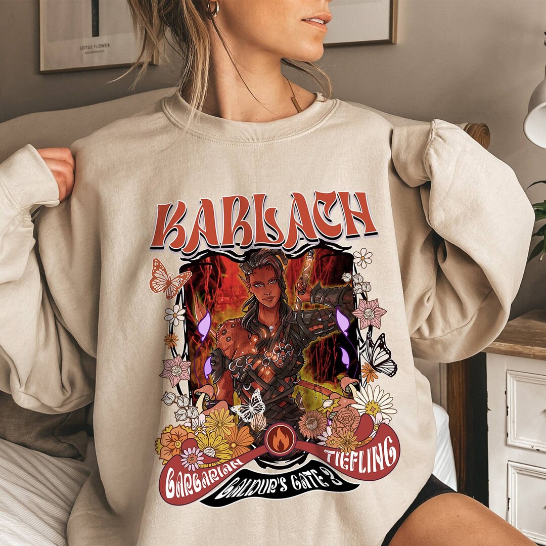 Adventure Awaits, Karlach Baldur's Gate 3 Fan Gamer Shirt, Karlach High ...