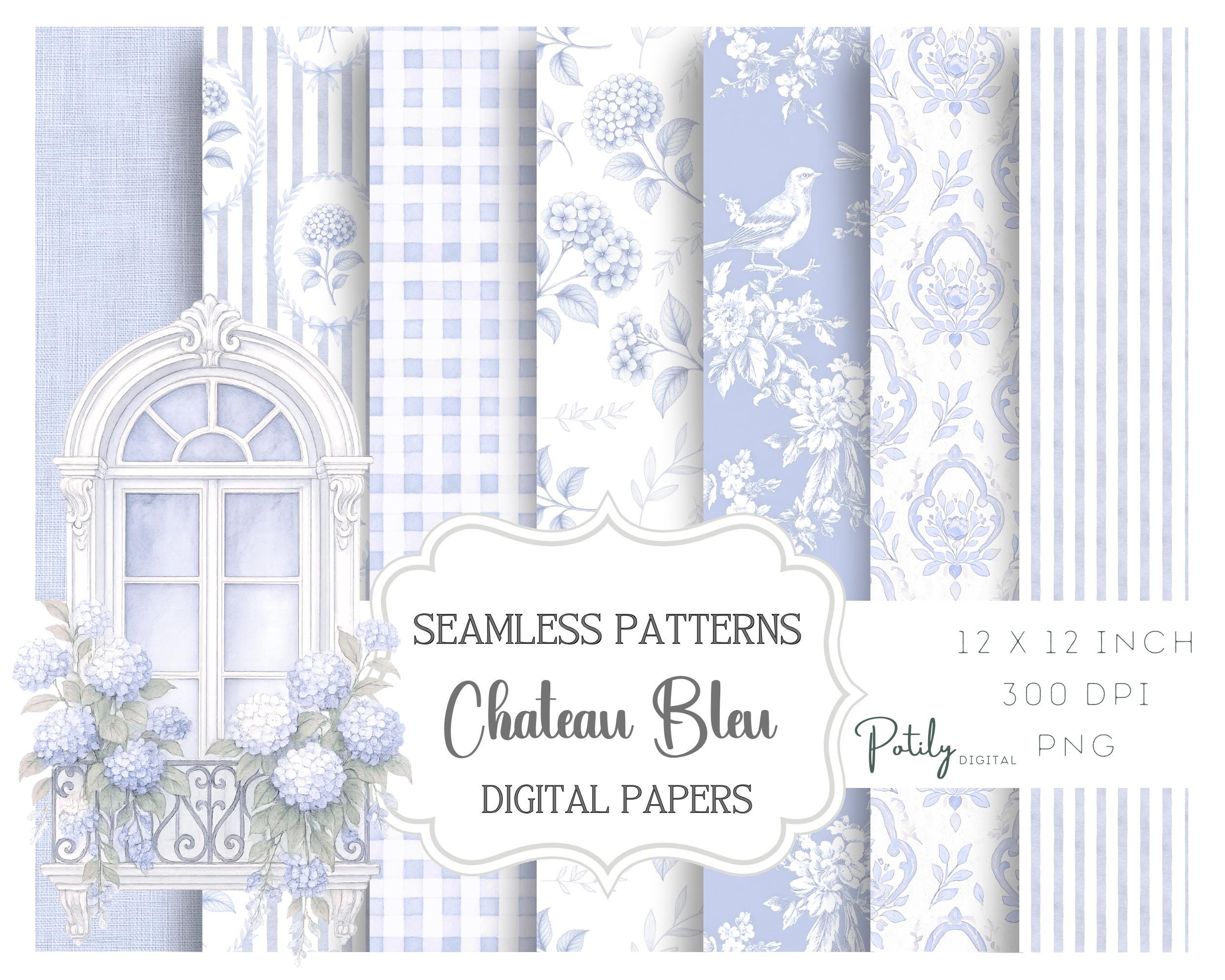 French Country Digital Paper Pack, Grandmillennial Digital Paper Pack ...