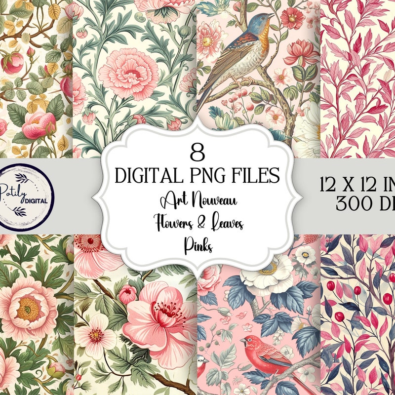 Seamless Chintz Pattern - Etsy