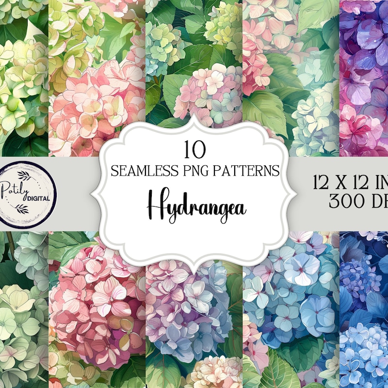 Hydrangea Fabric - Etsy