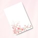 Printable Stationery Letter Writing Paper, Cherry Blossom, Lined Paper ...