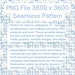 Seamless Gingham and Daisy Pattern, Digital Download, Clipart for ...