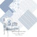 French Country Digital Paper Pack, Blue and White Seamless Patterns ...
