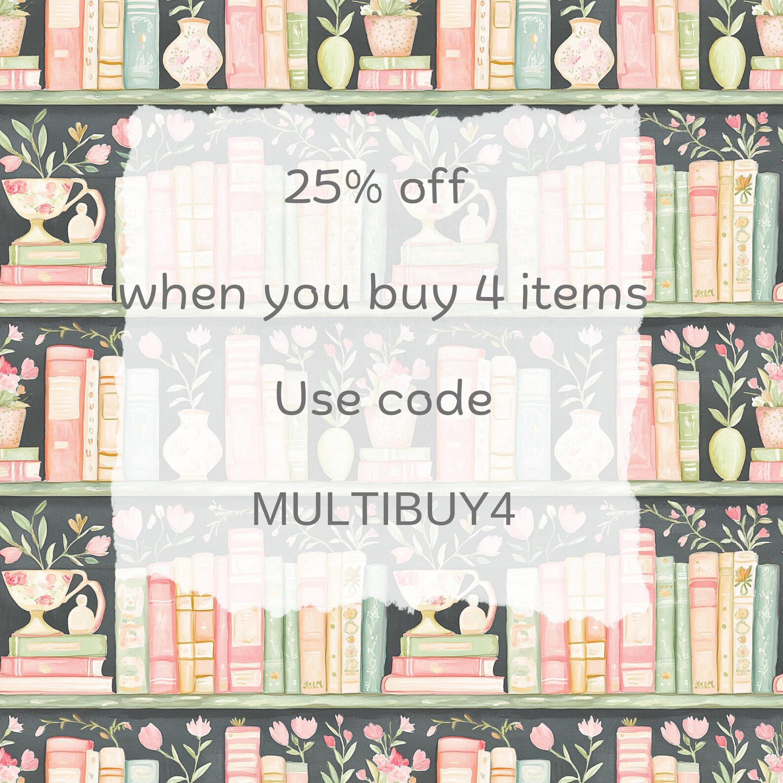 Bookish Seamless Pattern, Bookshelf Library Background, Repeating ...