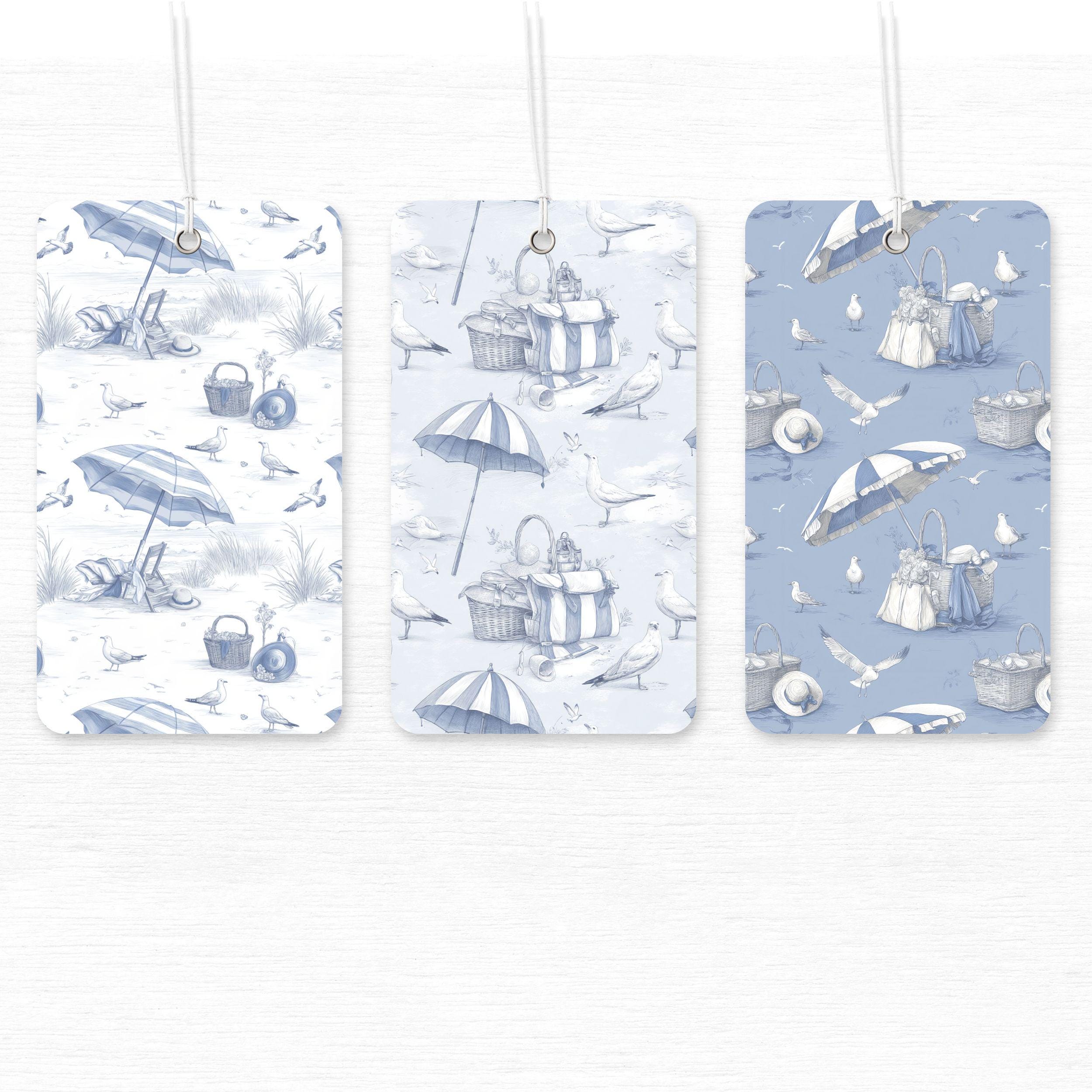 Toile De Jouy Style Summer Seamless Pattern, A Day at the Beach ...