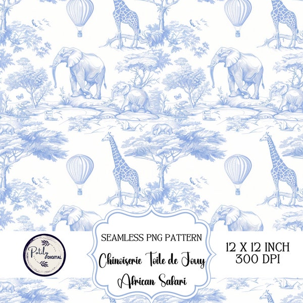 Toile Wallpaper Pattern - Etsy