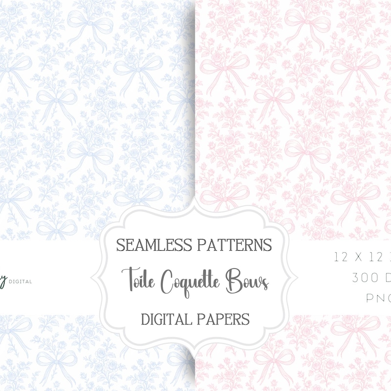 Ribbon Toile De Jouy - Etsy