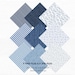 Blue Denim Seamless Digital Paper Set, Blue and White Printable ...