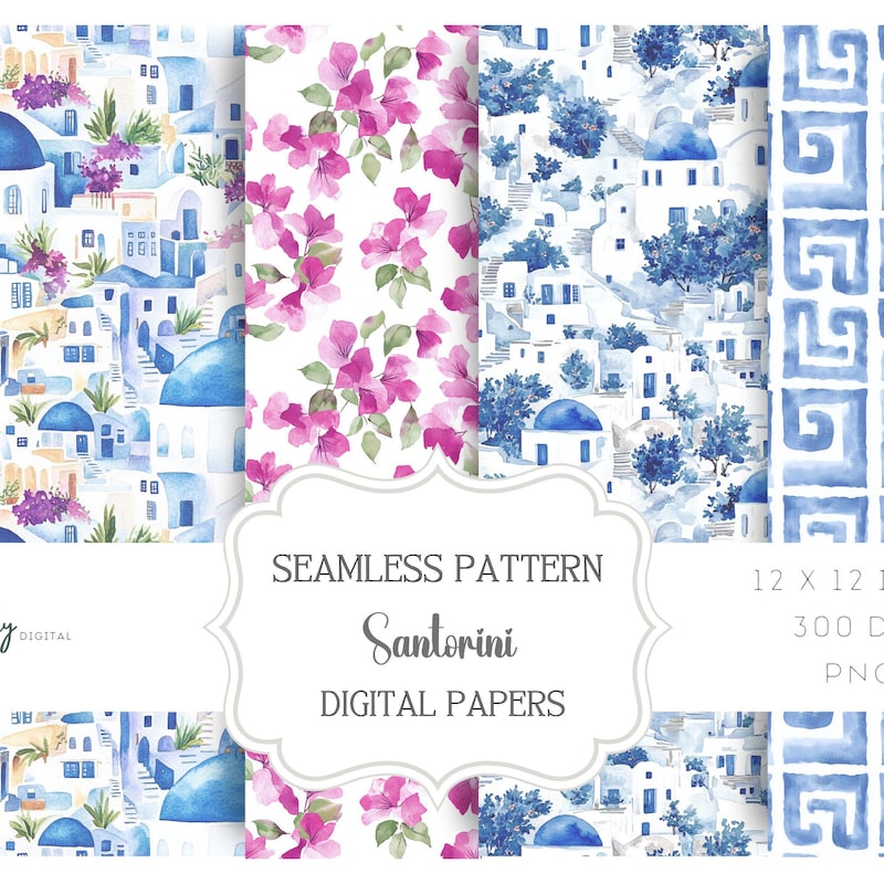 Greek Print Fabric - Etsy