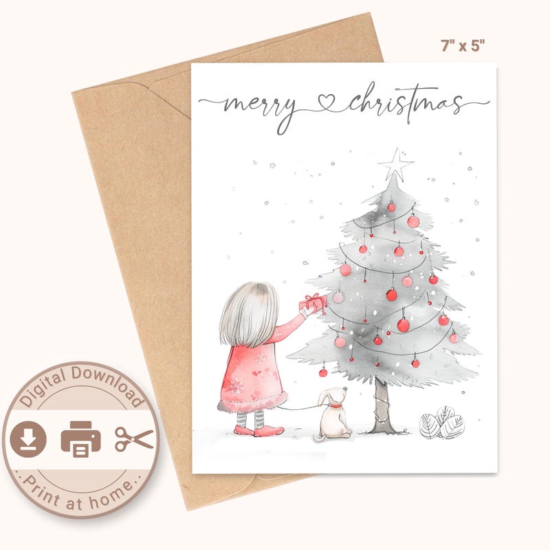 Printable Christmas Cards - Etsy