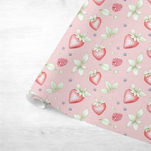 Strawberry Seamless Pattern - Watercolour Summer Berries Pattern Pack ...
