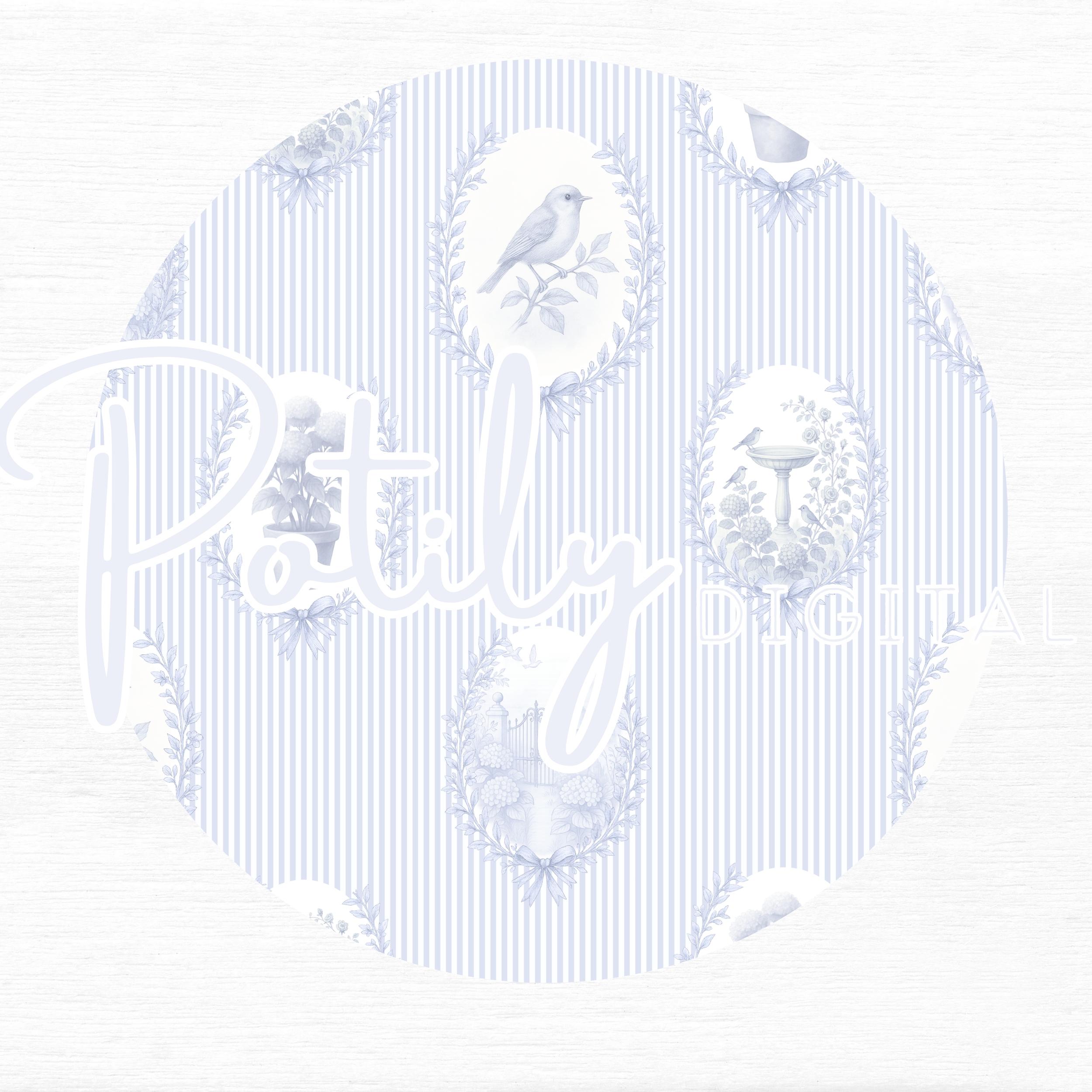 French Country Digital Paper Pack, Grandmillennial Digital Paper Pack ...