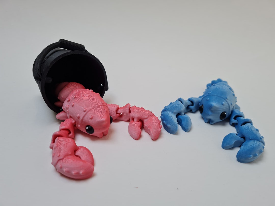 Lobster - Flexible Fidget Toy - Print to Order - Etsy