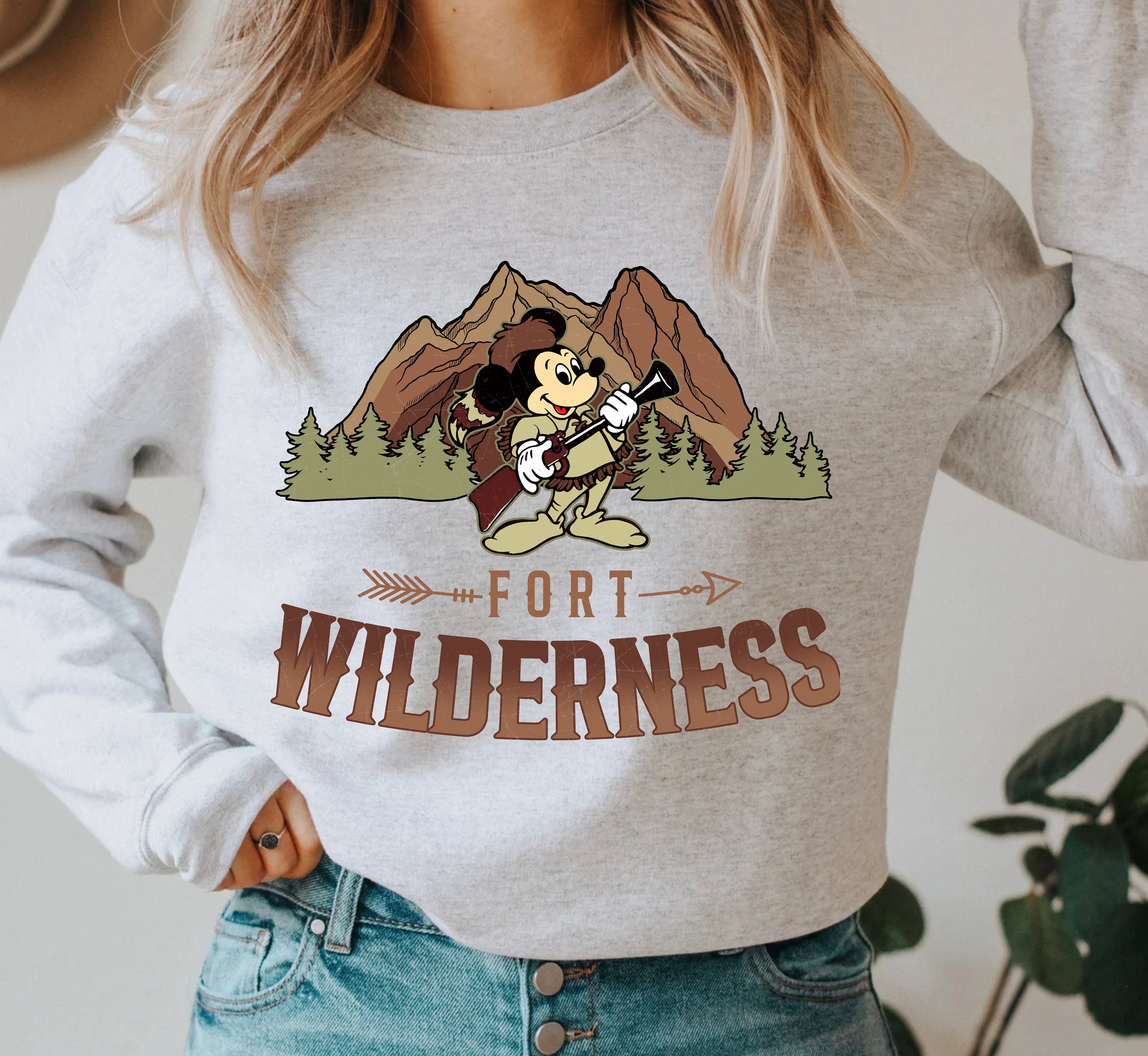 Disney Fort Wilderness Mickey Mouse Comfort Colors Shirt, Retro Disney ...