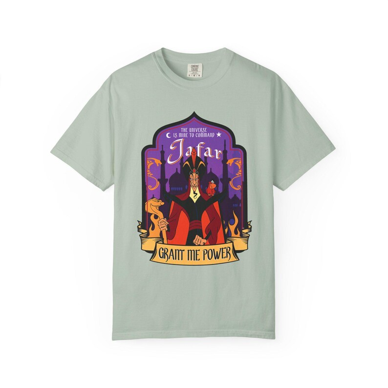Disney Villains Jafar Grant Me Power Comfort Colors Shirt, Aladdin ...