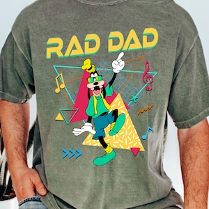 Goofy Rad Dad Comfort Colors Shirt, Father's Day Disney Shirt, Father's ...