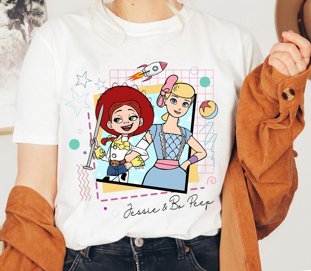 Disney Toy Story Jessie Cow Girl and Bo Peep Comfort Colors Shirt ...