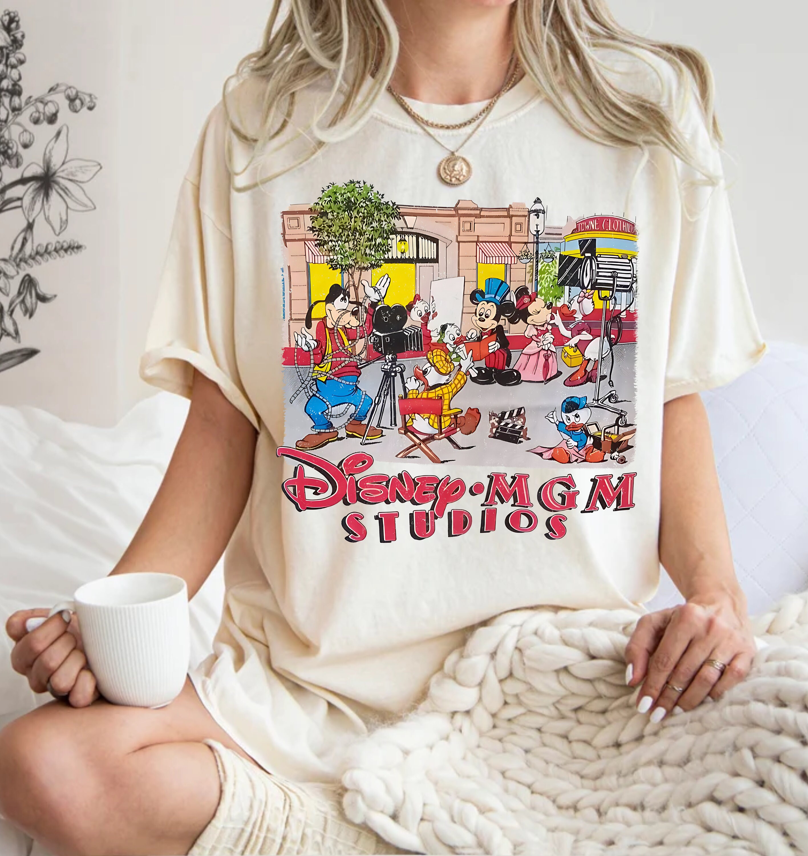 Vintage Disney MGM Studios Comfort Colors Shirt, Retro Disney Themed ...