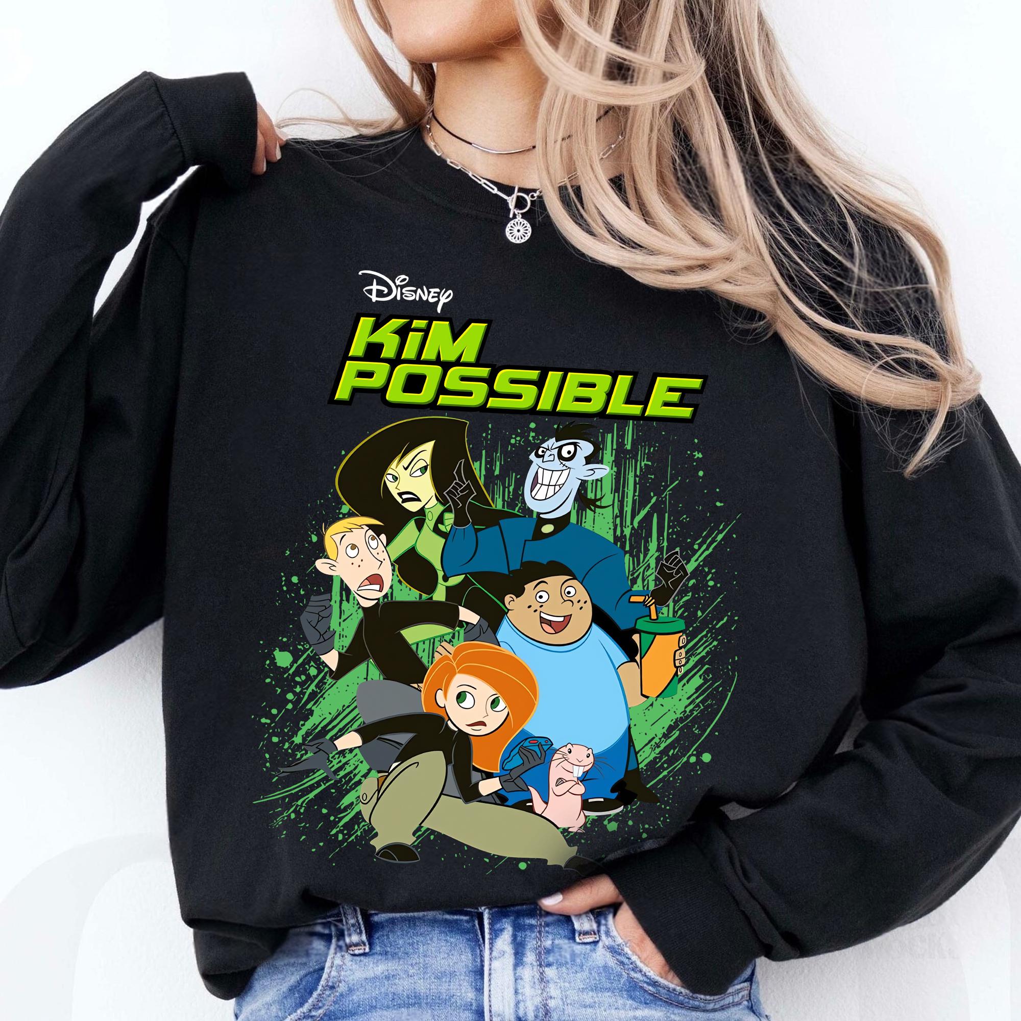 Retro Y2K Kim Possible Disney Channel Shirt, Kim Ron Stoppable Drakken ...