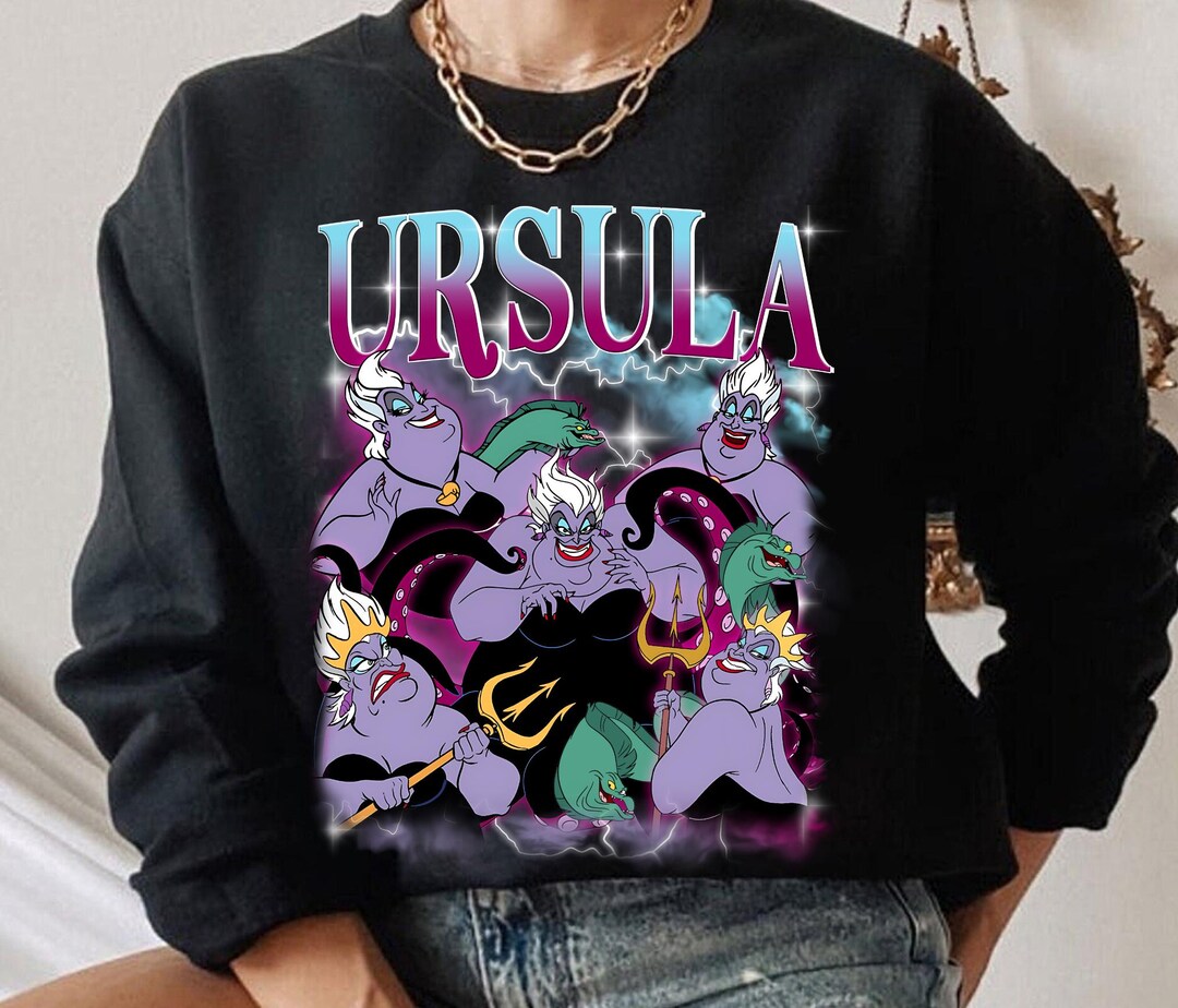 Disney the Little Mermaid Villainess Ursula Comfort Colors Shirt ...