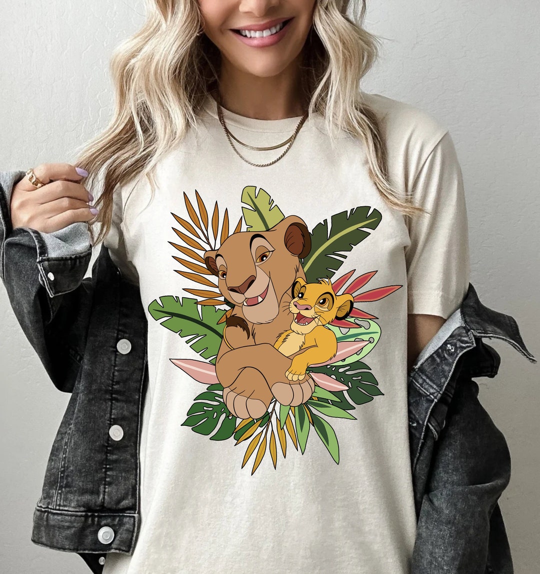 Simba and Sarabi Mom Lion King Disney Comfort Colors Shirt, Disney ...
