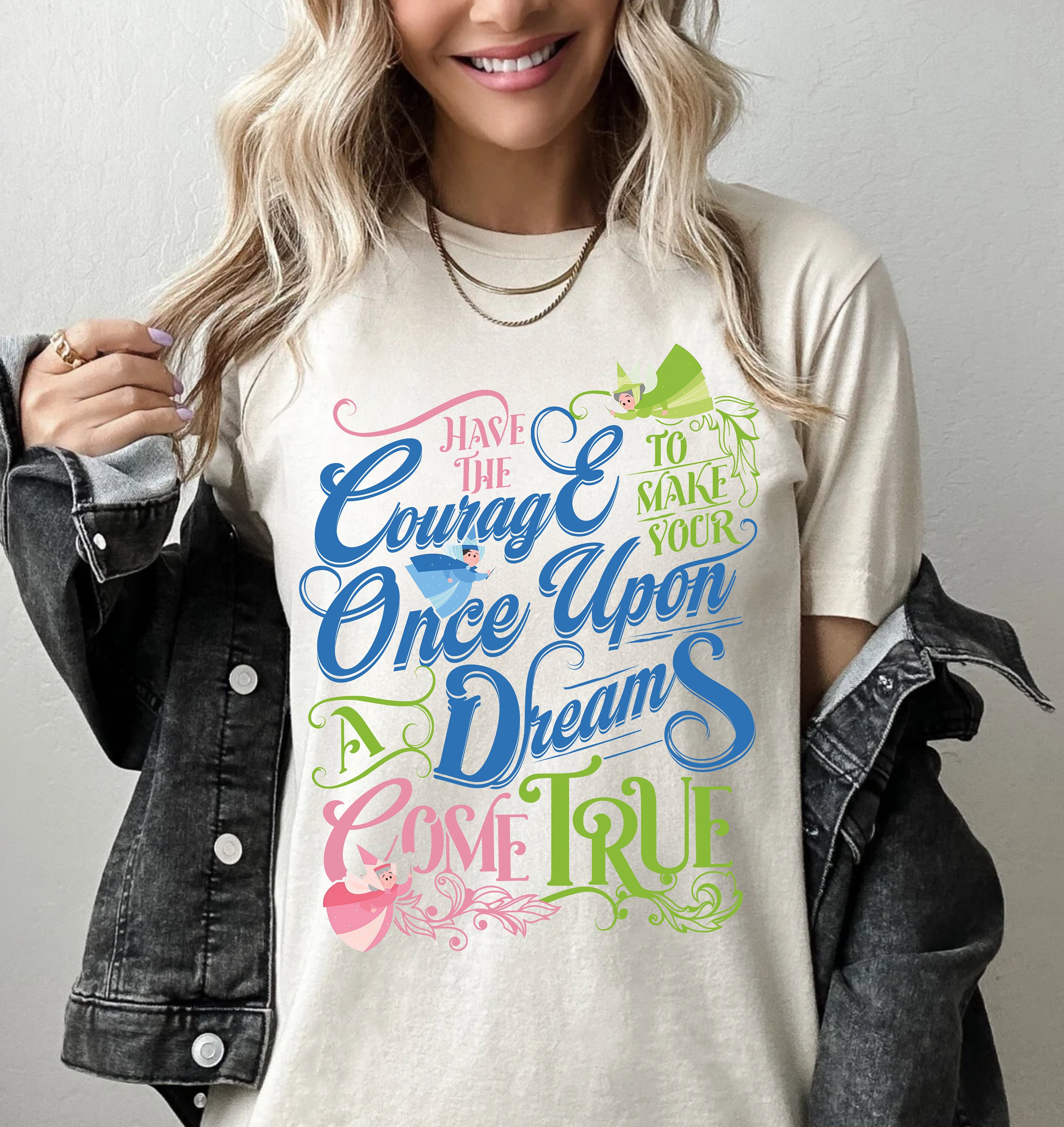 Sleeping Beauty Fairy Godmothers Comfort Colors Shirt, Flora Fauna ...