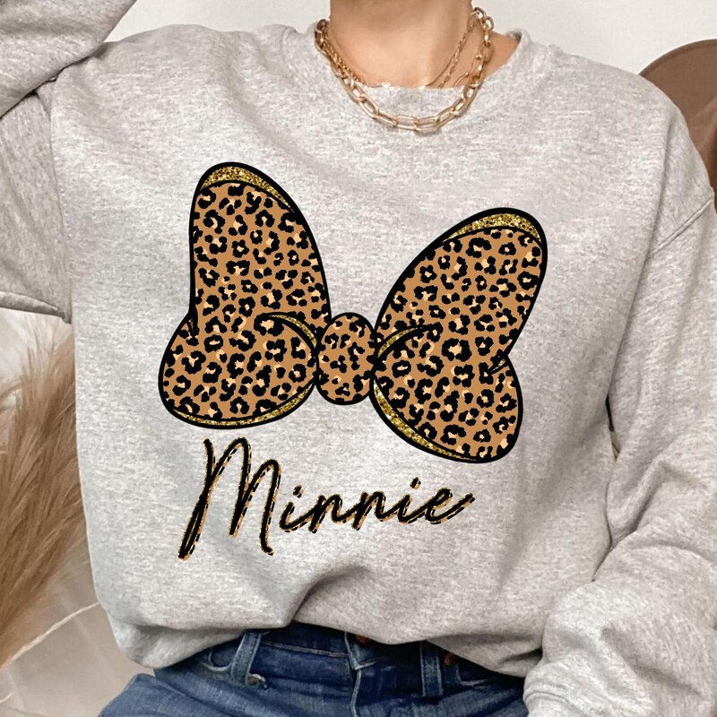 Leopard Minnie Mouse - Etsy