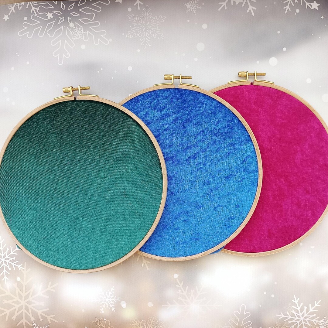 Velvet Fabric Hoop Pin Board: Enamel Pin Display - Etsy