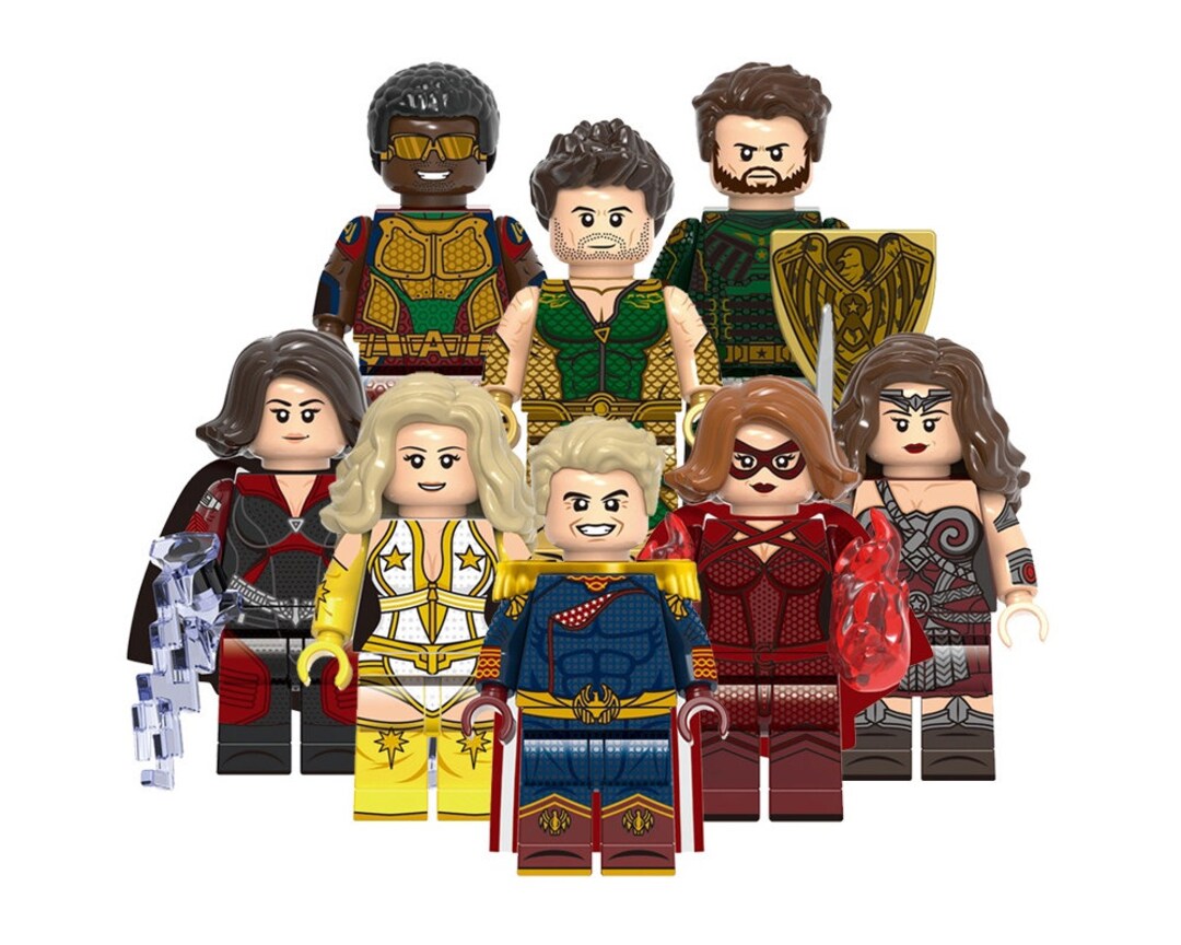 8 Pcs the Boy Mini Figures Marvel Action Figures Homelander - Etsy