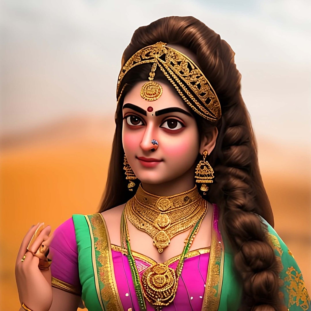 8K Rani Style Digital Art for Interior Walls - Etsy