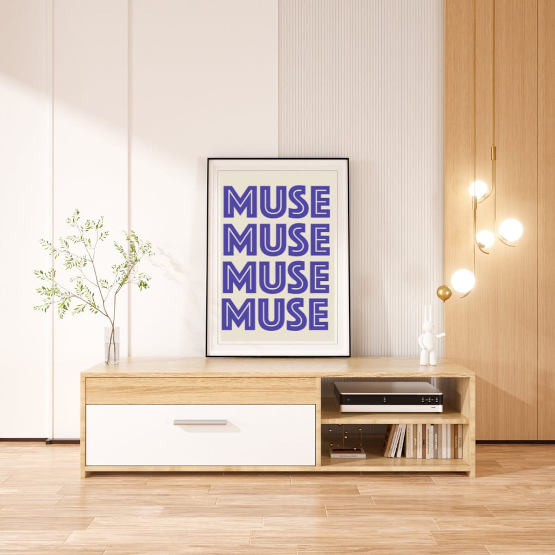 Muse Art Print Inspirational Wall Decor, Artistic Home Decoration ...