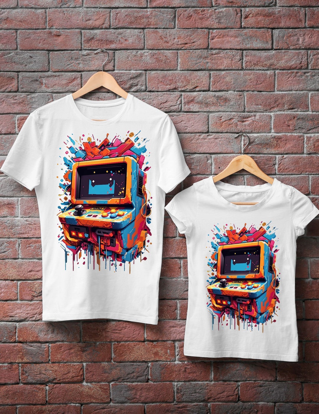 Retro Arcade Gaming Console Design, Tshirt Design, Gaming, SVG, PNG ...