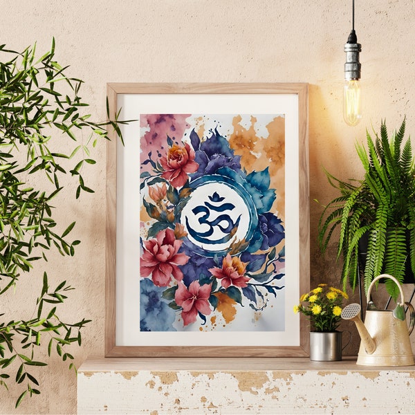 Om Symbol Print - Etsy