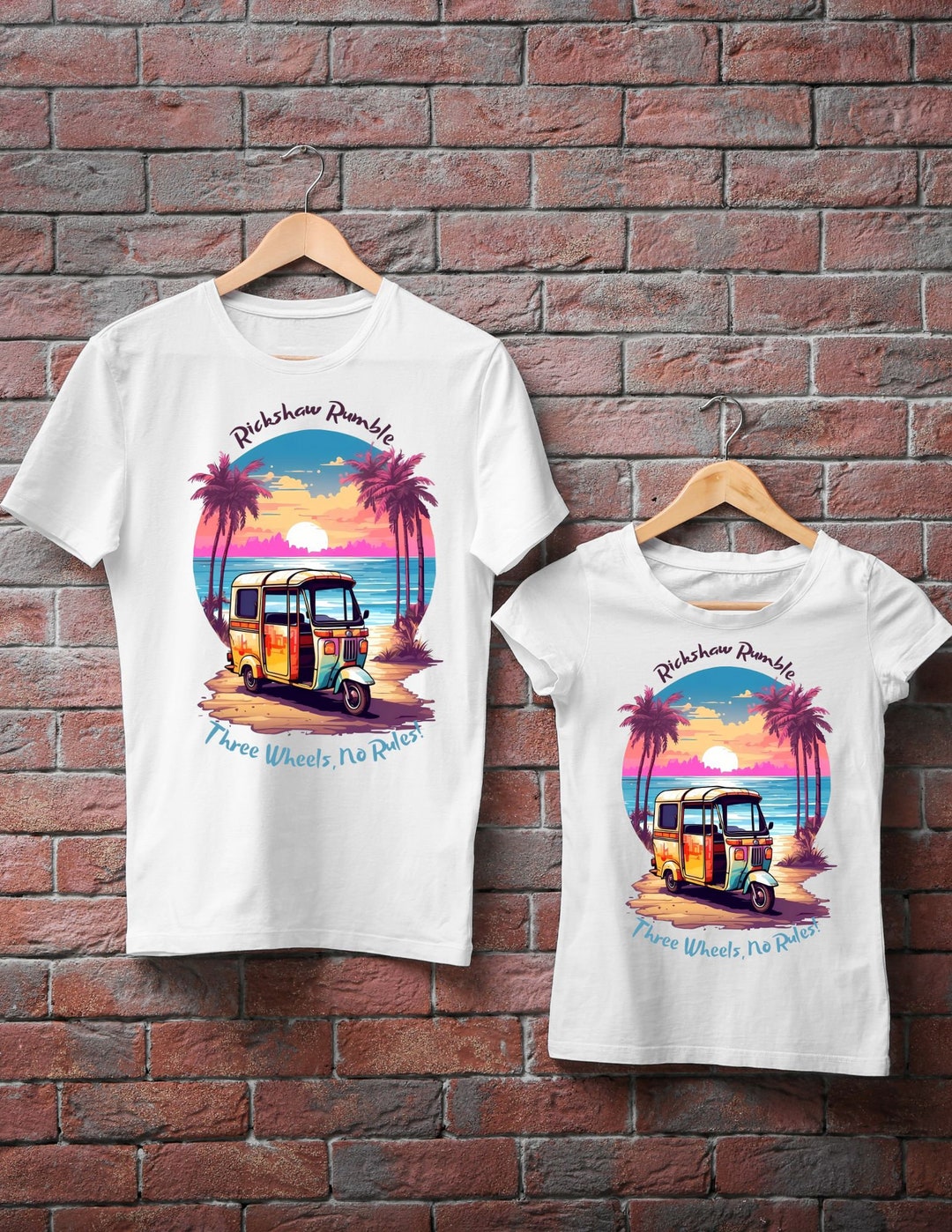 Rickshaw T-shirt Design | Digital Print With Transparent Background ...