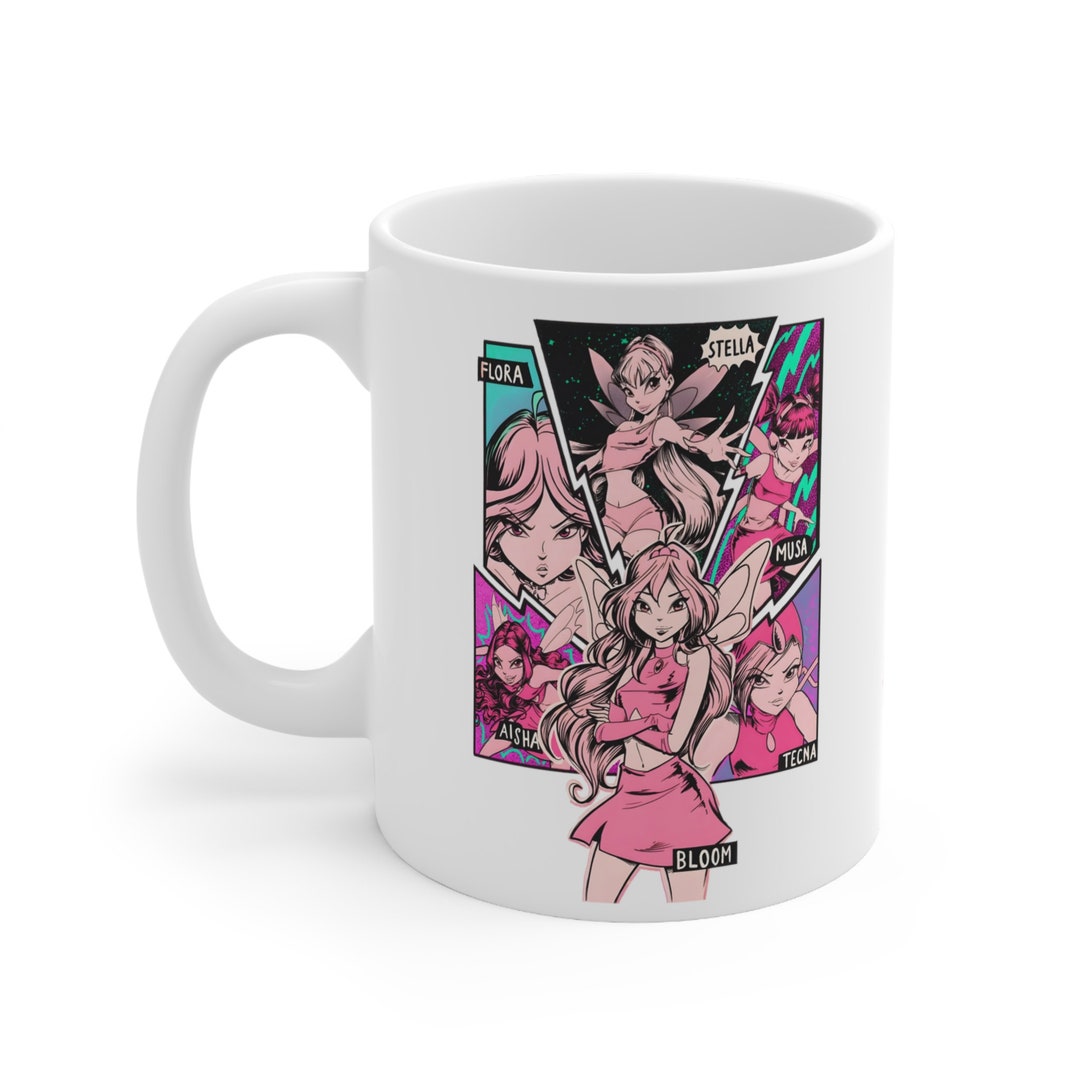 Winx Club Mug Winx Club Ceramic Mug 11oz Winx Club Bloom - Etsy