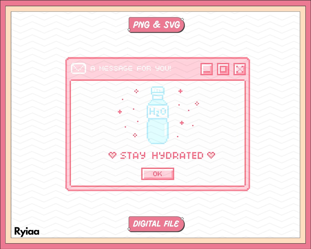 Stay Hydrated SVG PNG, Cute Kawaii Dehydrated Bitch Svg Png, Water ...