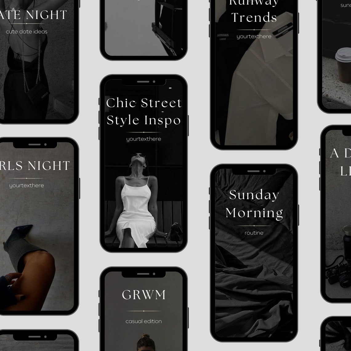 Instagram Reel Cover Template Canva Reels Template IG Templates Social ...