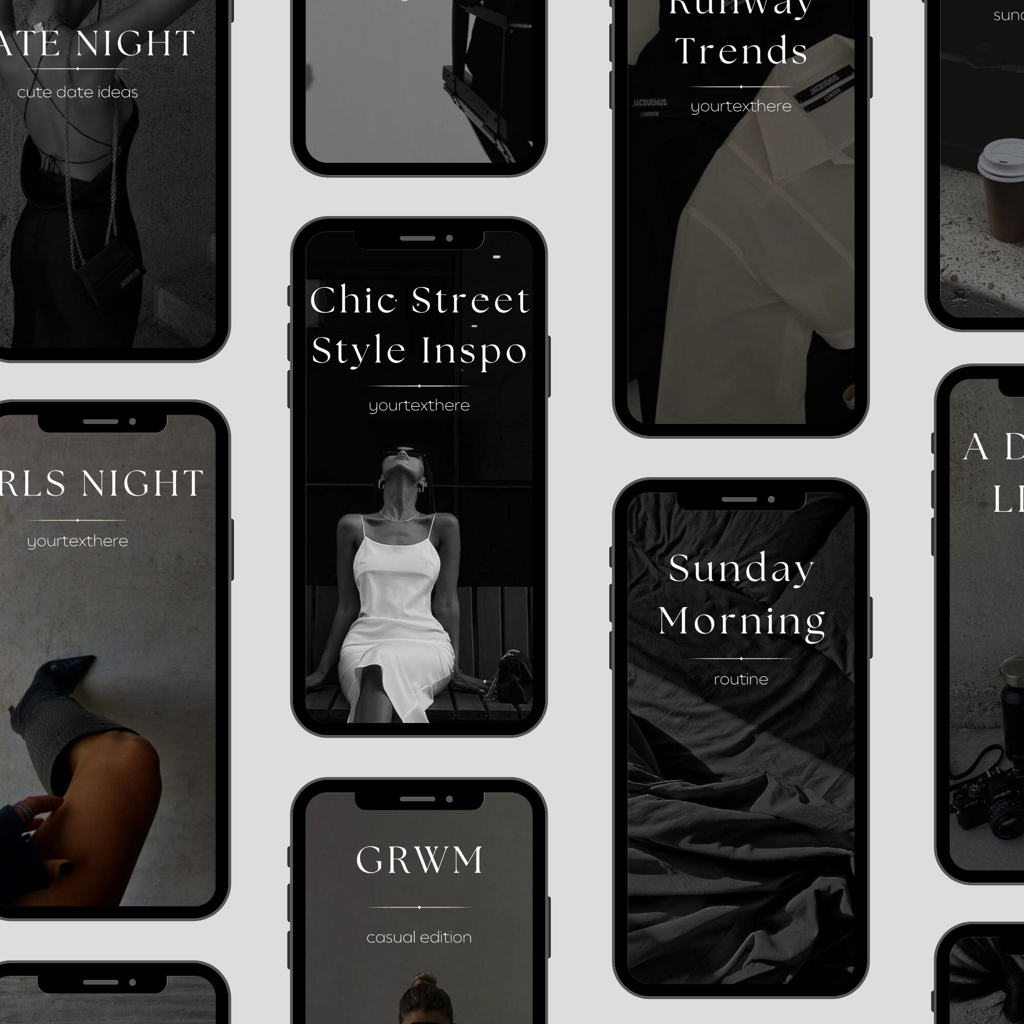 Instagram Reel Cover Template Canva Reels Template IG Templates Social ...