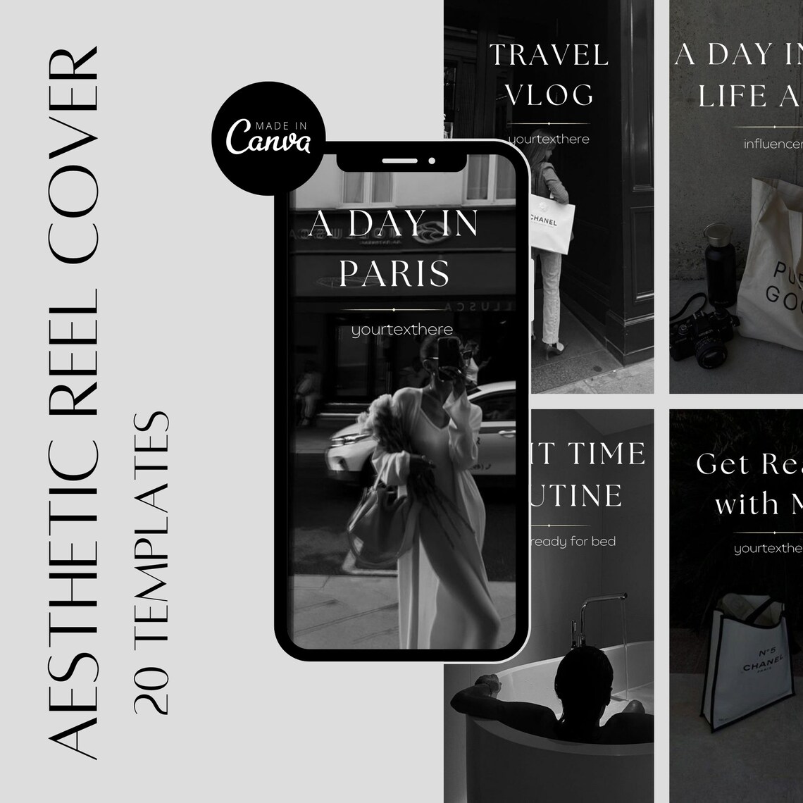Instagram Reel Cover Template Canva Reels Template IG - Etsy