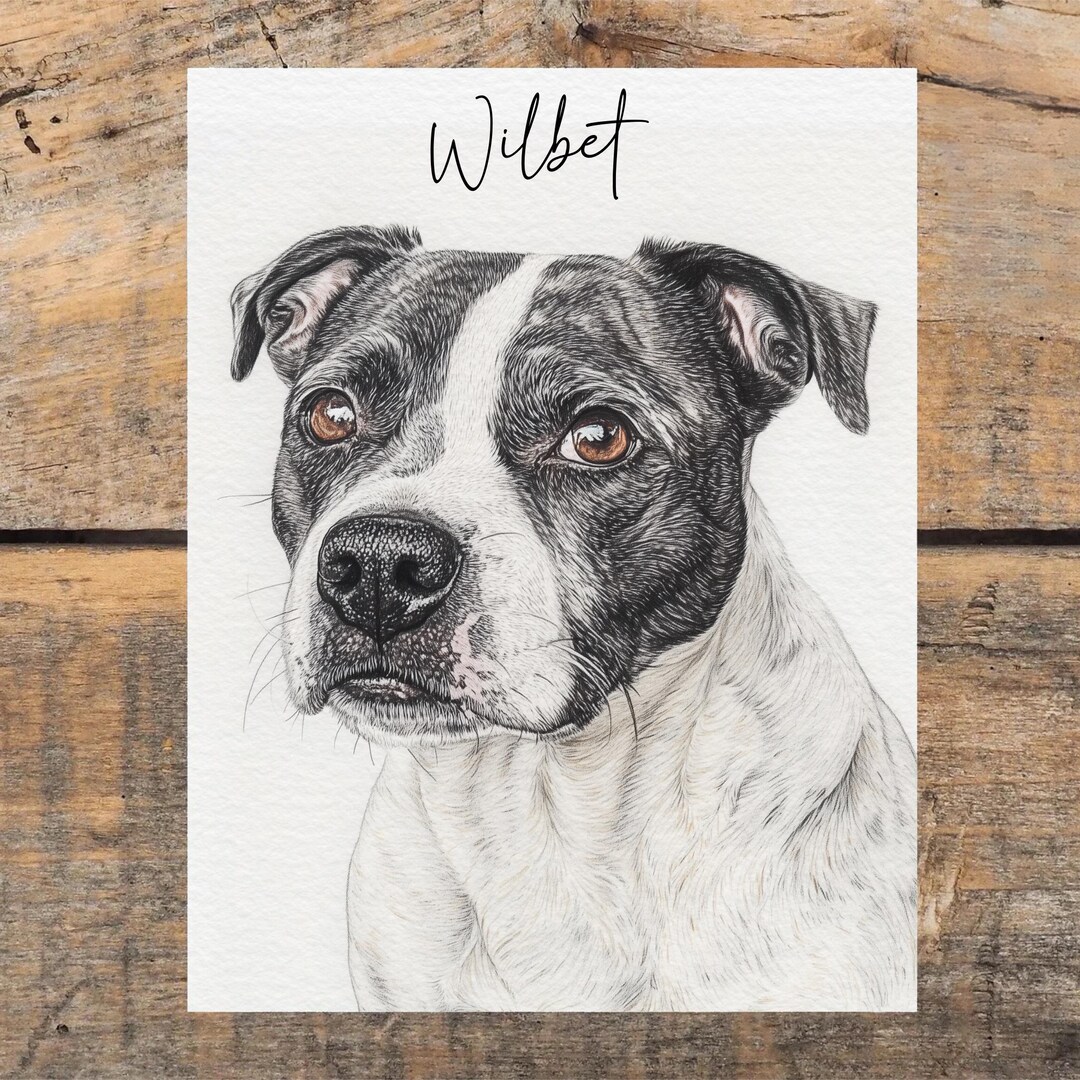 Pet Portrait Illustration, Dog Pet Portrait, Custom Pet Portrait, Pet ...