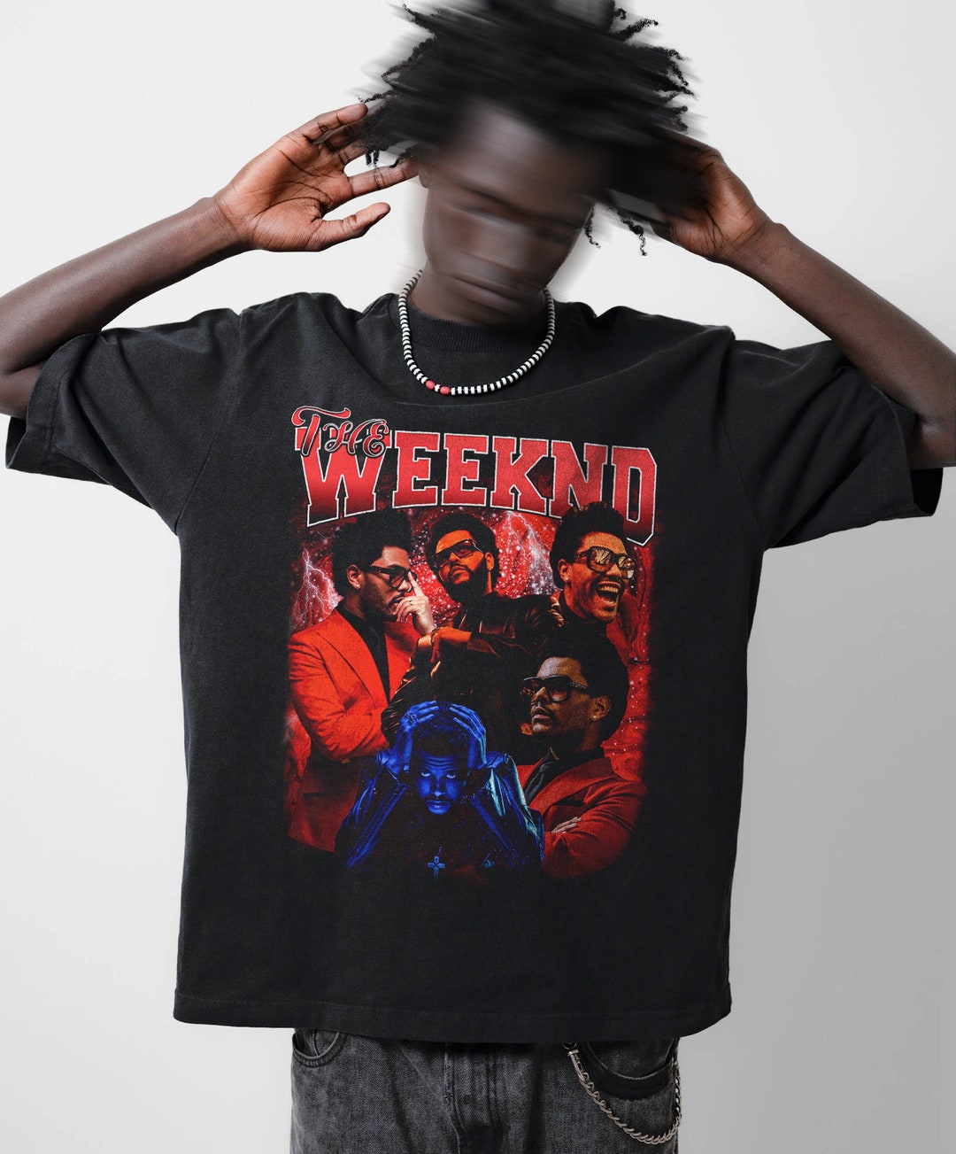 Vintage the Weeknd Tshirt the Weeknd Shirt Hip-hop Music Shirt Starboy ...