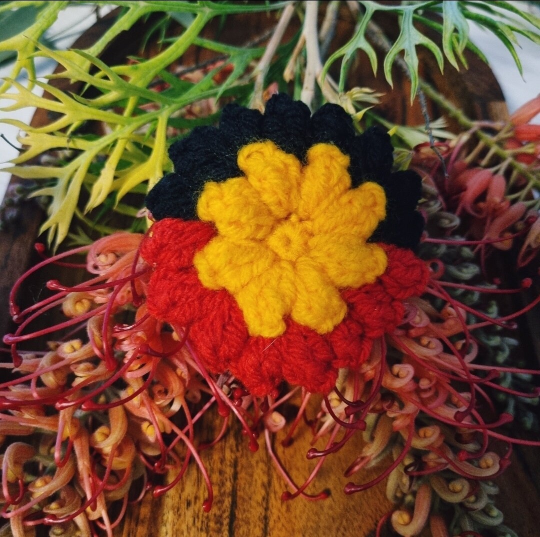 Aboriginal Crochet Flowers. - Etsy Australia