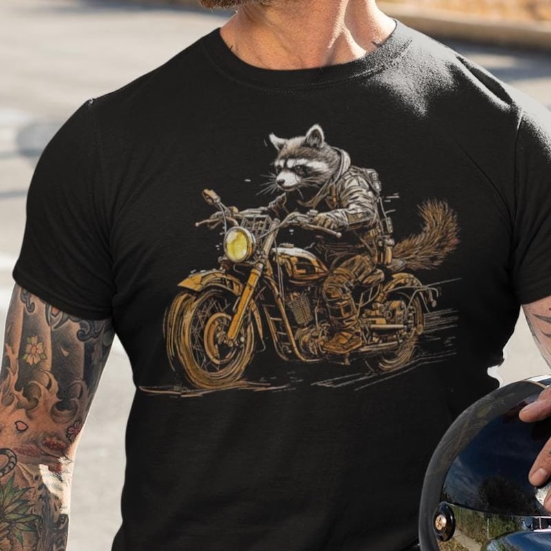Funny Motor Bike T Shirt - Etsy