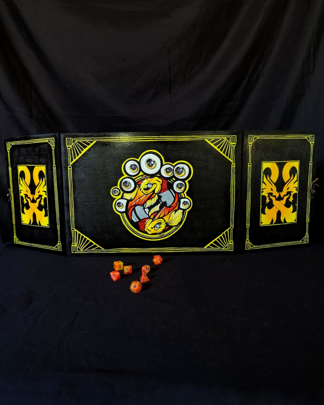 Dungeon Master Screen, Wooden Custom DM Screen, for Role Playing Game ...