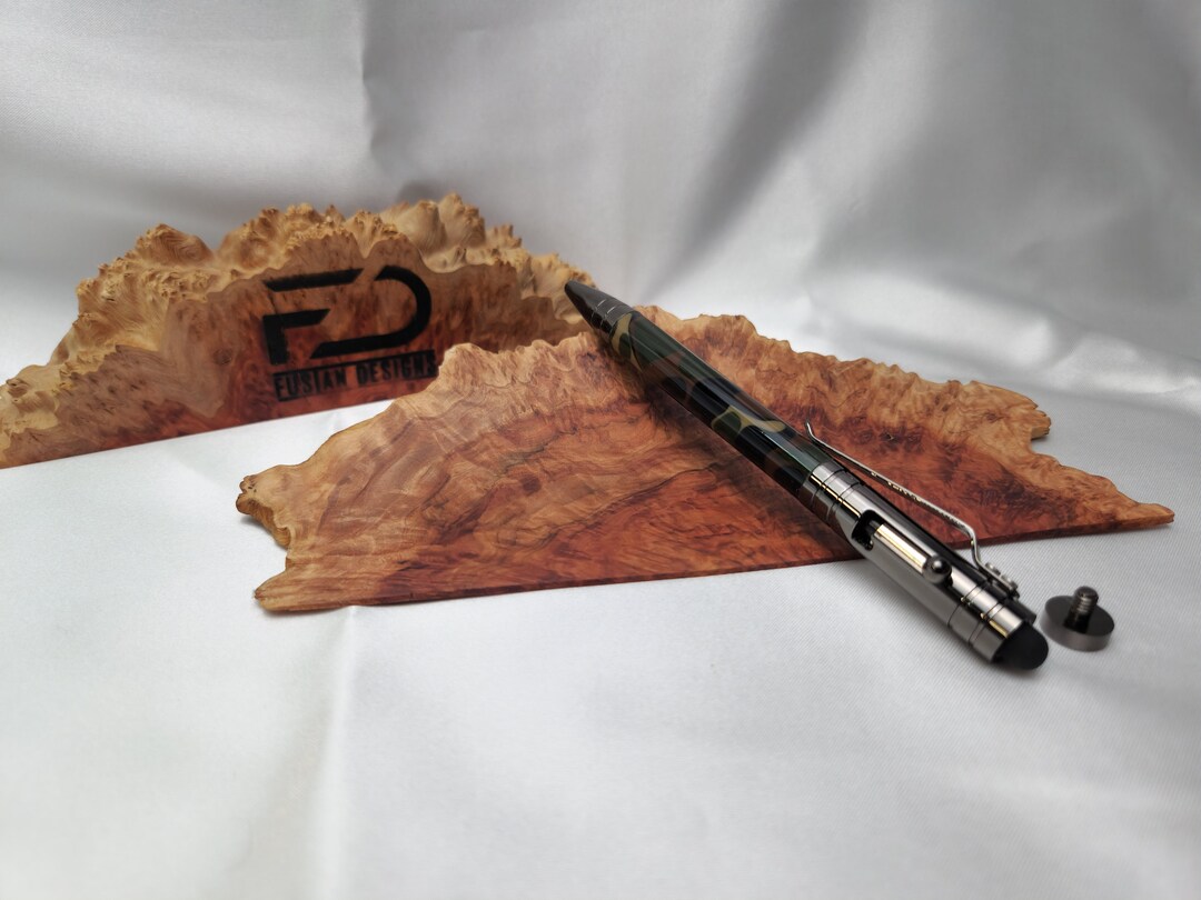 Gun Metal Bolt Action Tec Pen With Woodland Camo Body - Etsy