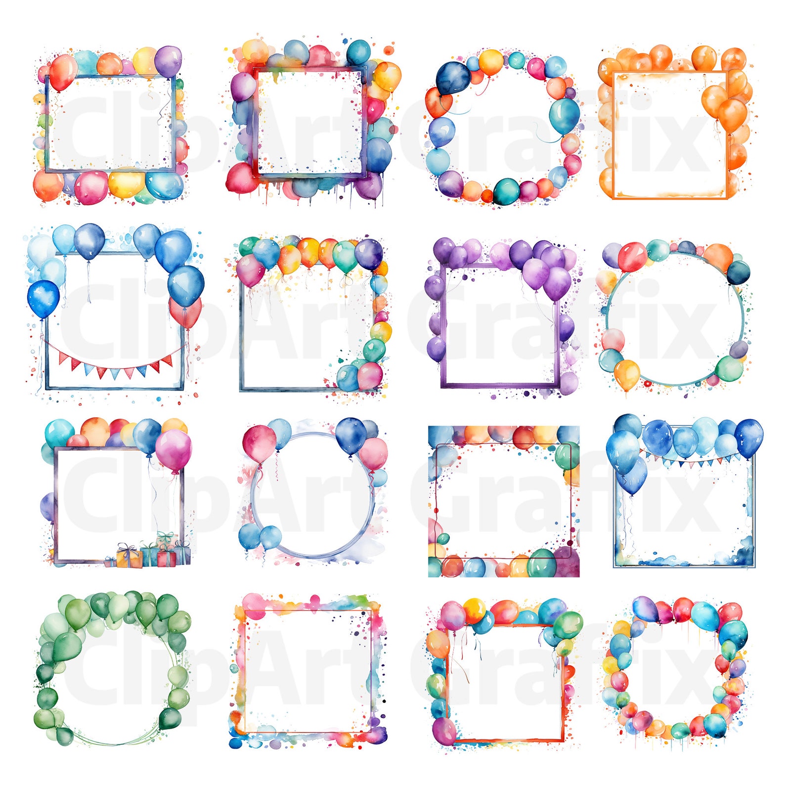 Birthday Clipart Frames Birthday Frame Clip Art Birthday Party Borders ...