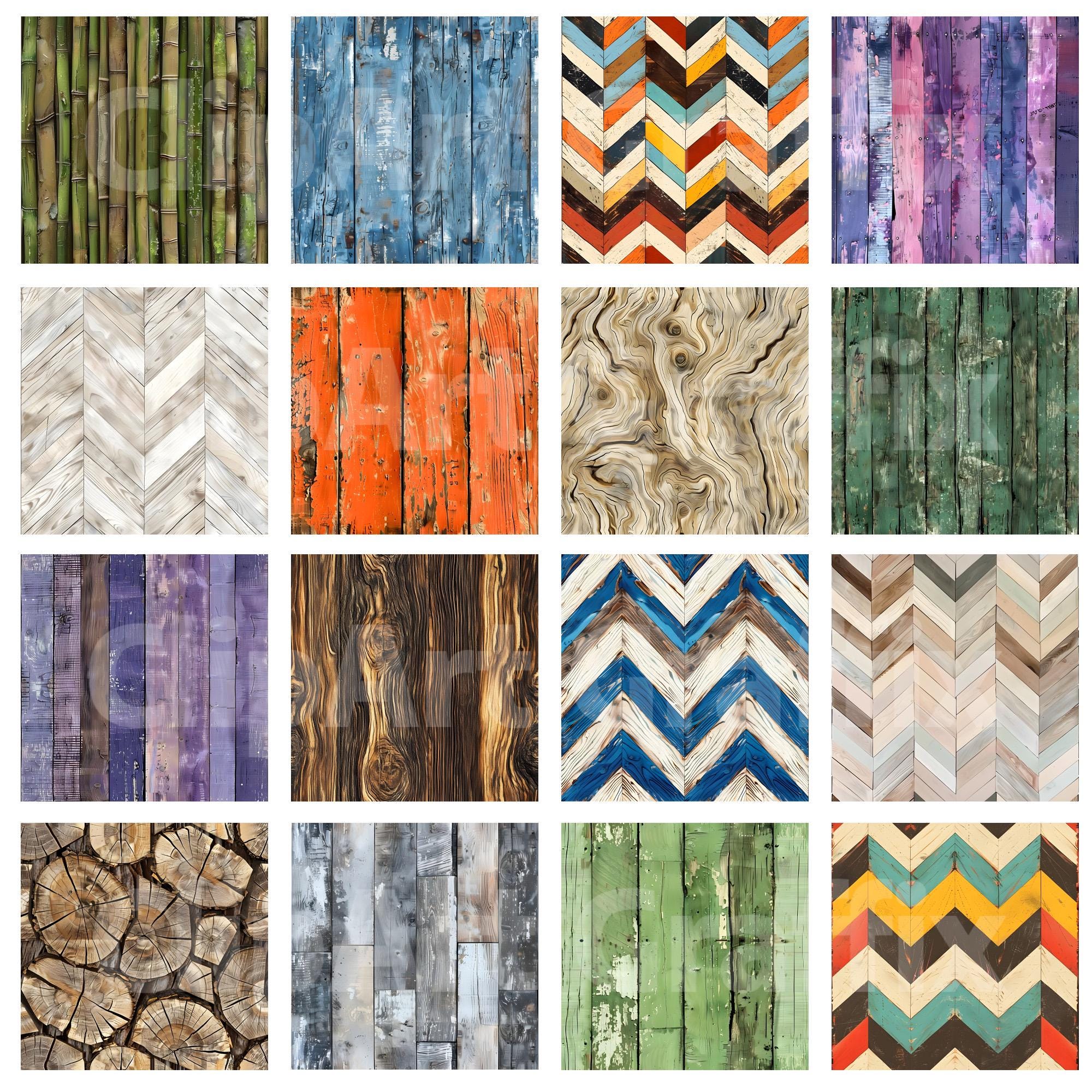 Seamless Wood Texture Patterns JPG | Rustic and Natural Wood ...